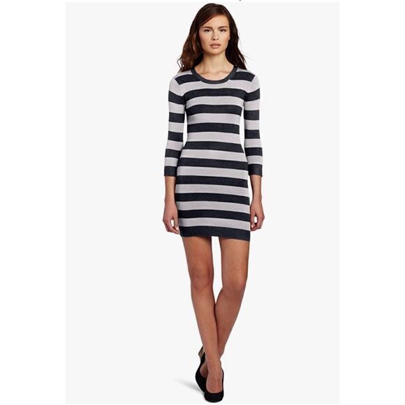 French Connection | Dresses | Frenchconnectionbambistripedsweaterdress ...